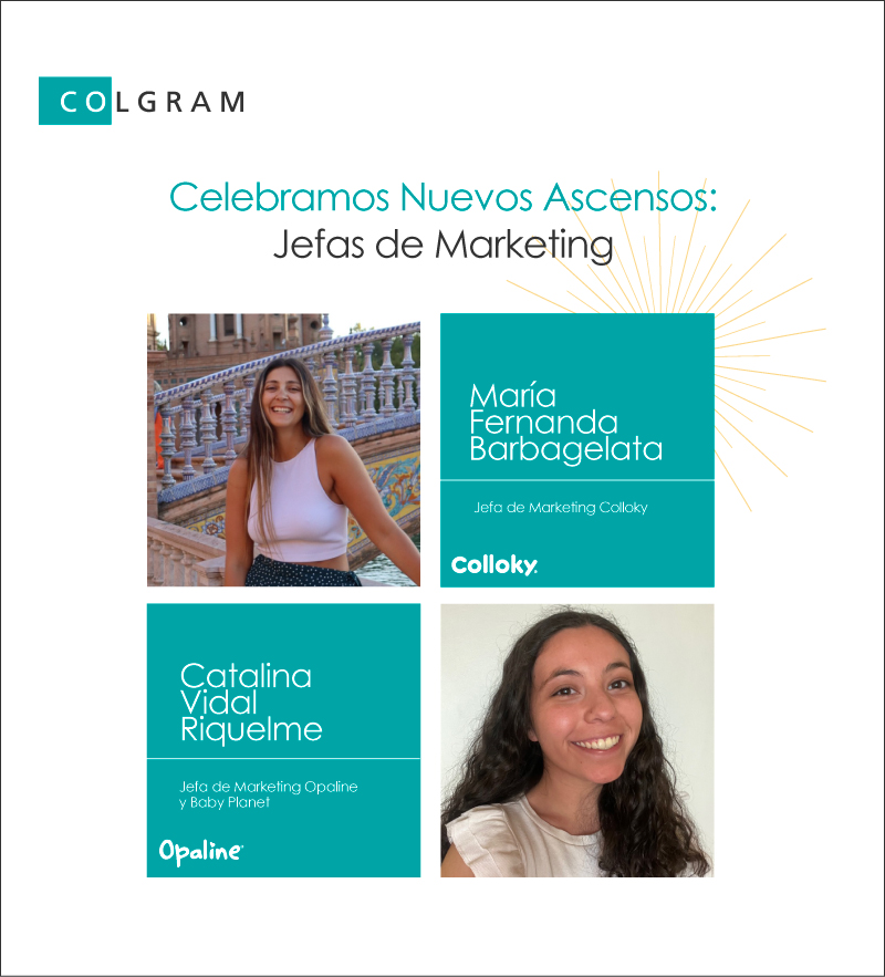 Colgram Intranet - Celebramos dos nuevos ascensos: Jefas de Marketing